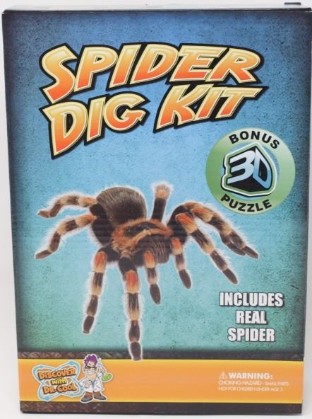 Spider Dig Kit with Bonus 3D Puzzle, Excavate A Real Spider Science Kit ...
