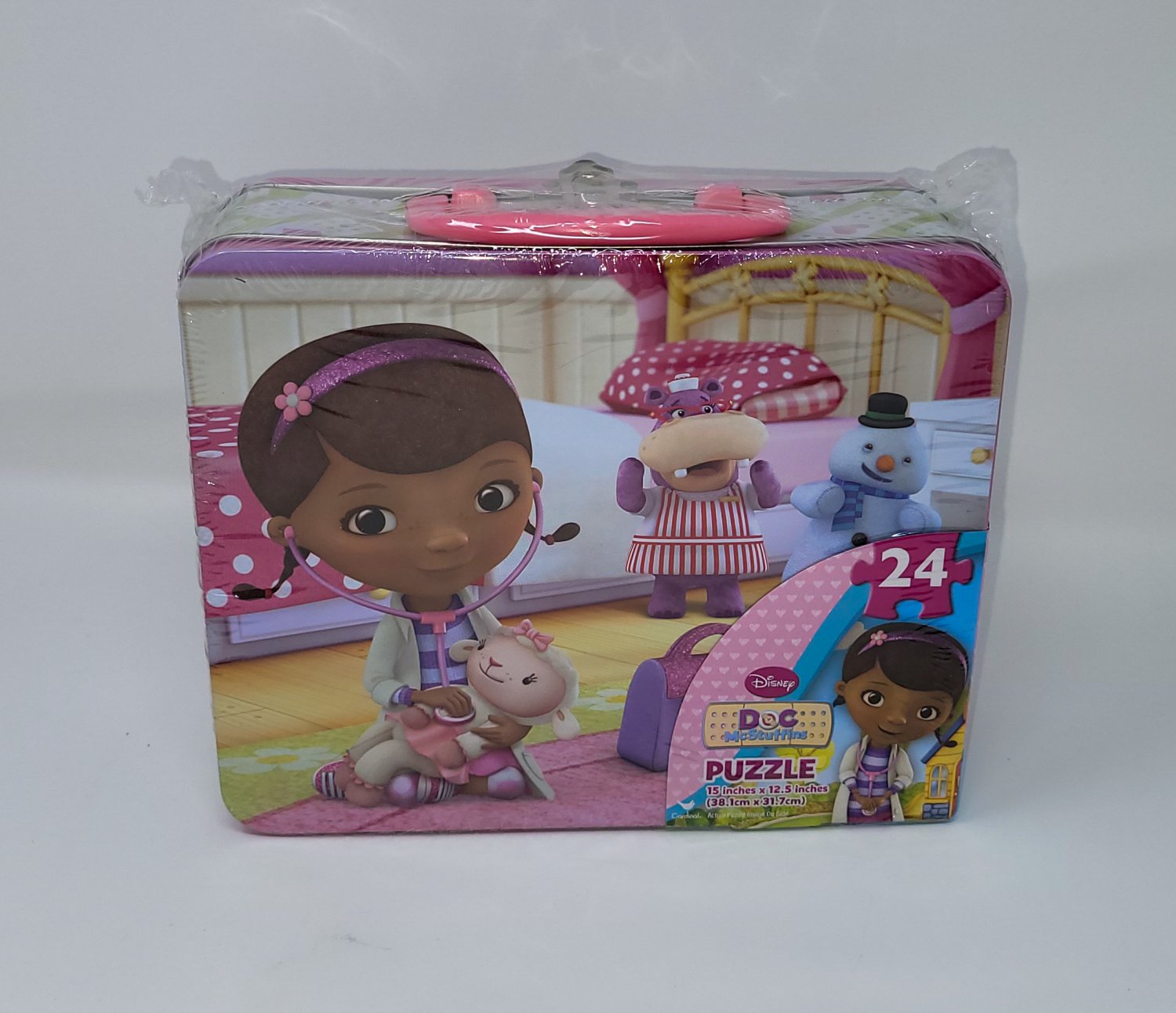 Disney Junior Doc McStuffins 24 Piece Jigsaw Puzzle in Tin Metal Lunch ...