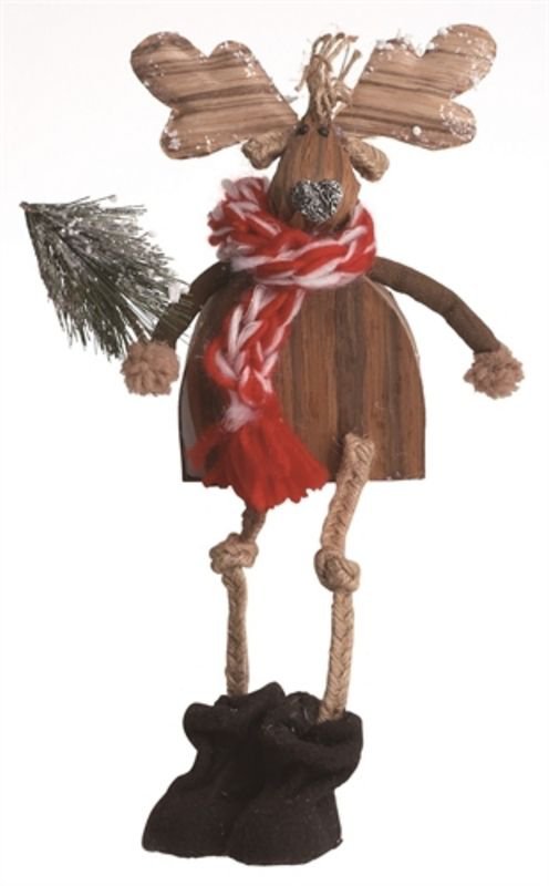 Small Wood Look MOOSE Shelf Sitter