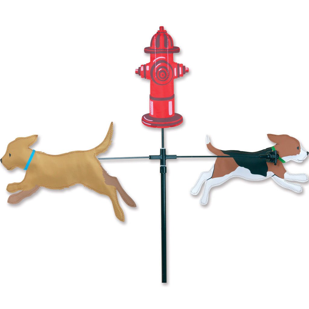 DOGS Single Carousel Spinner Garden Wind Spinner by Premier Kites & Designs