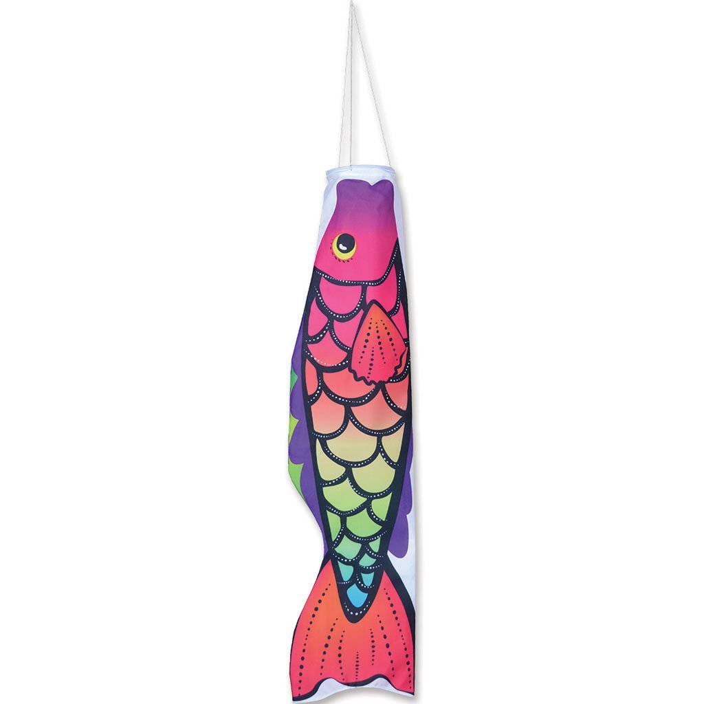 WINDSOCK--36" Koi Windsock -Warm Tropical Design- by Premier Kites