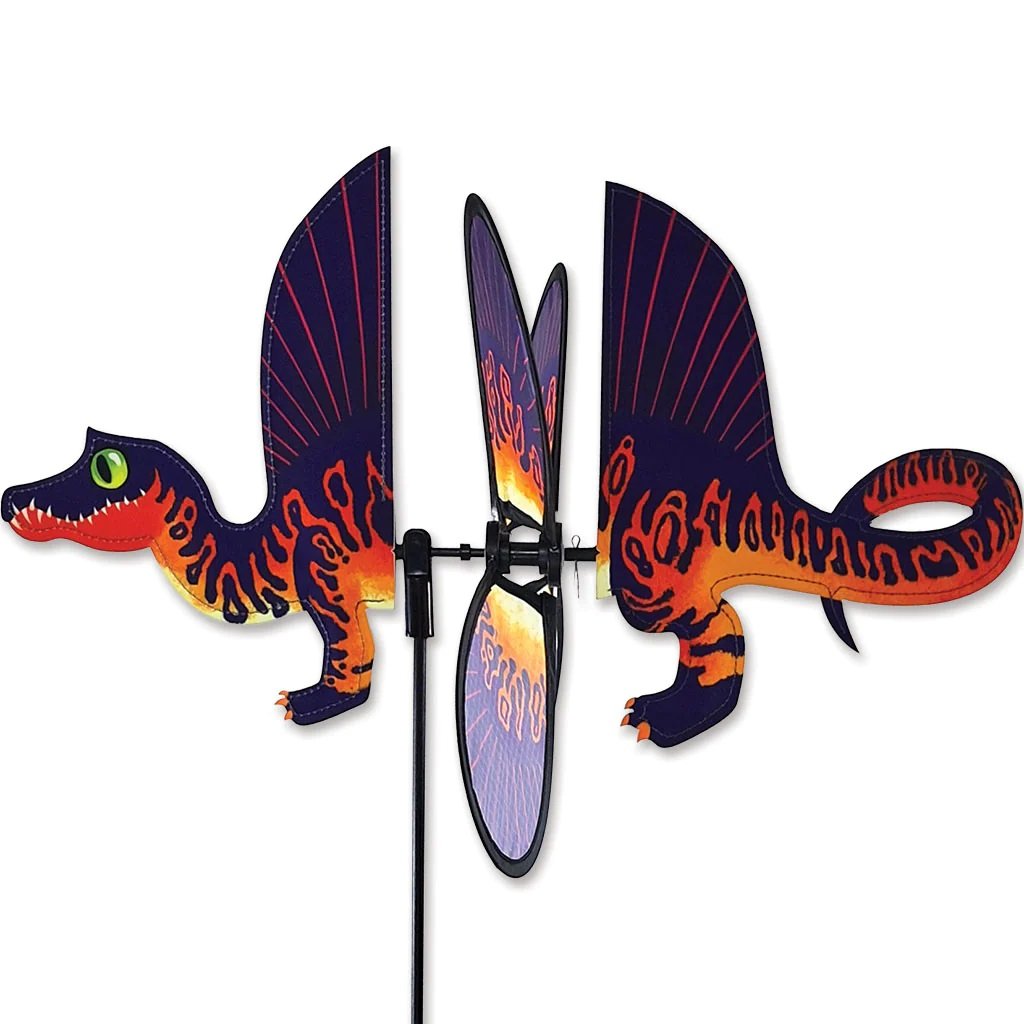 Spinosaurus Dinosaur Petite Wind Spinner-Garden Stake by Premier Kites ...