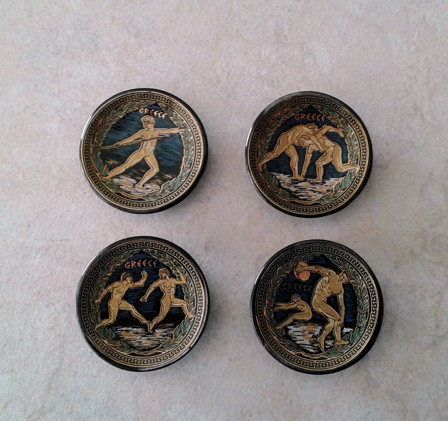 Ancient Greek Olympic Games Ceramic Magnets, fridge magnets, magnets ...