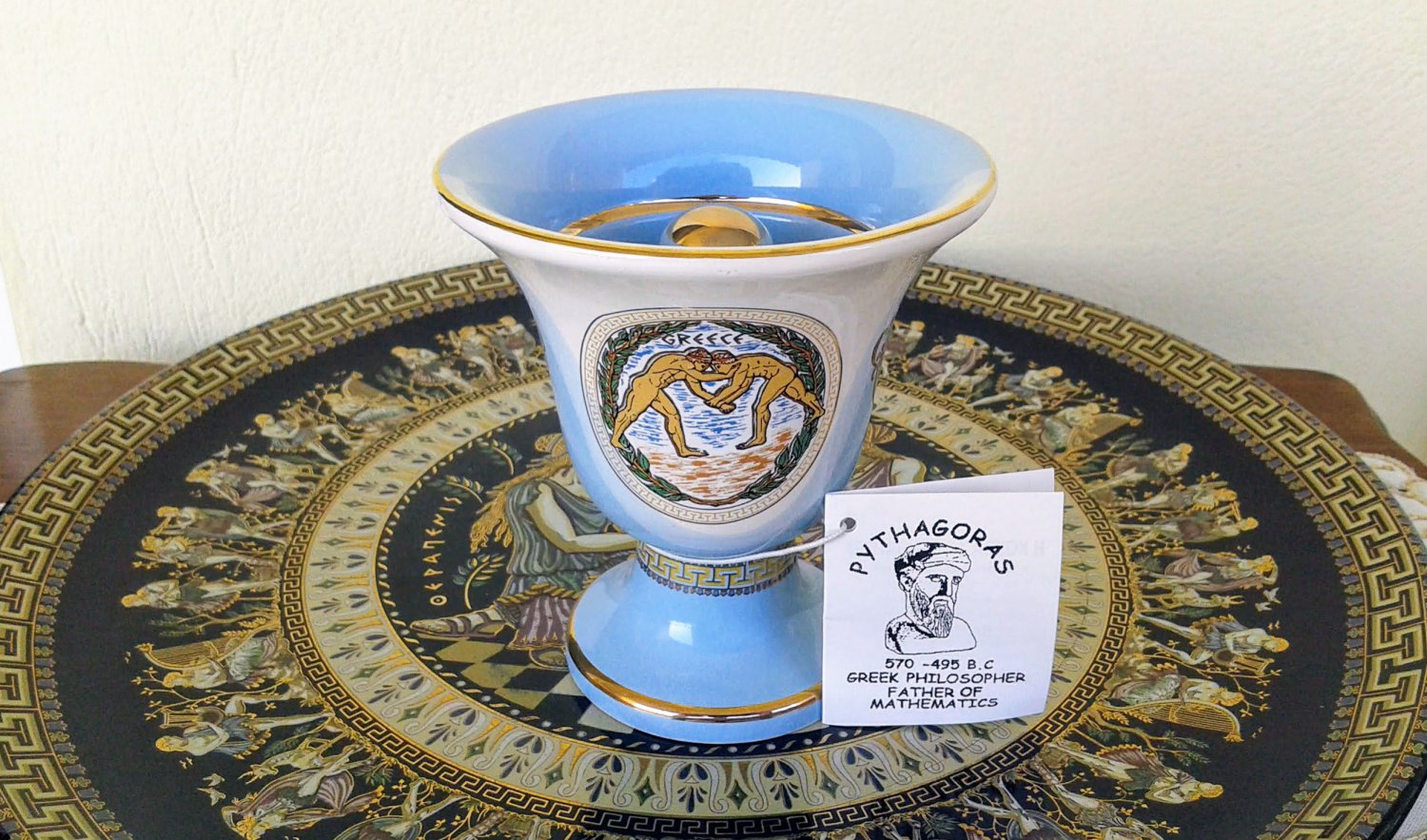 Pythagoras cup, Fair cup, Ancient Greek Olympic Games, Ceramic Mug 24 ...