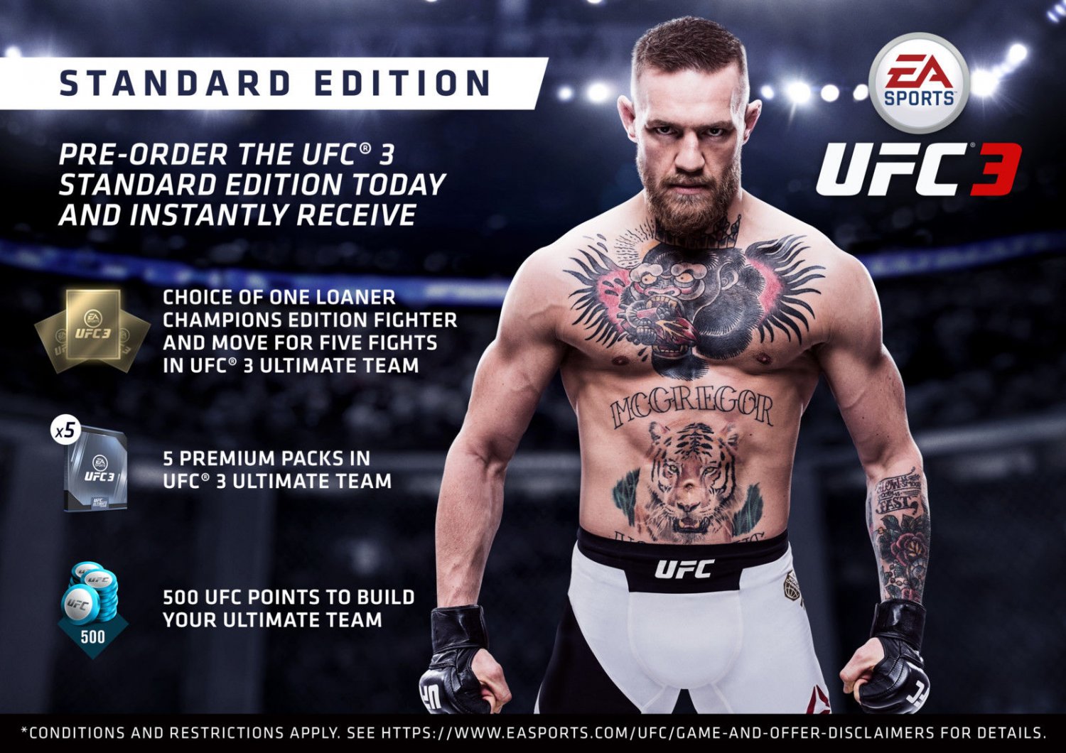 UFC 3, Electronic Arts, PlayStation 4, 014633735420