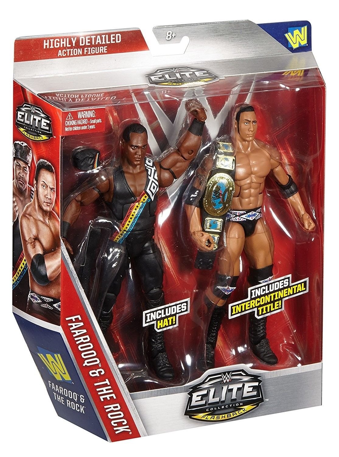 WWE Elite Collector The Nation of Domination: The Rock amp Faarooq 2-Pack