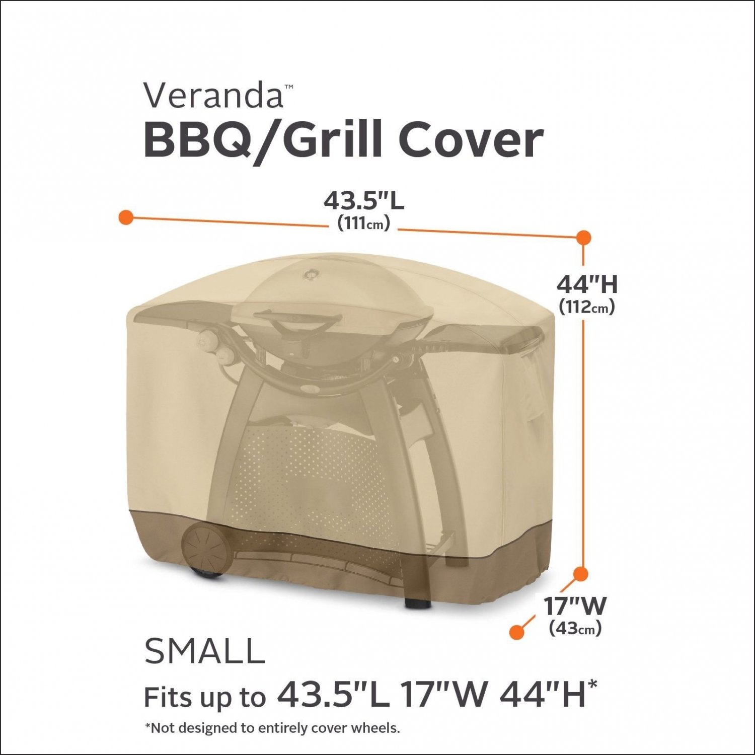 Classic Accessories 73902 Veranda Grill Cover, Small