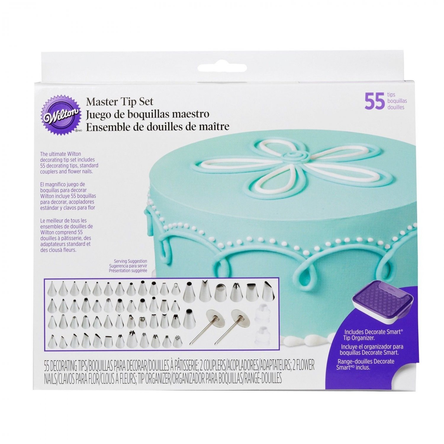 Wilton Master Decorating Tip Set, 55-Piece decorating tips, Cake ...
