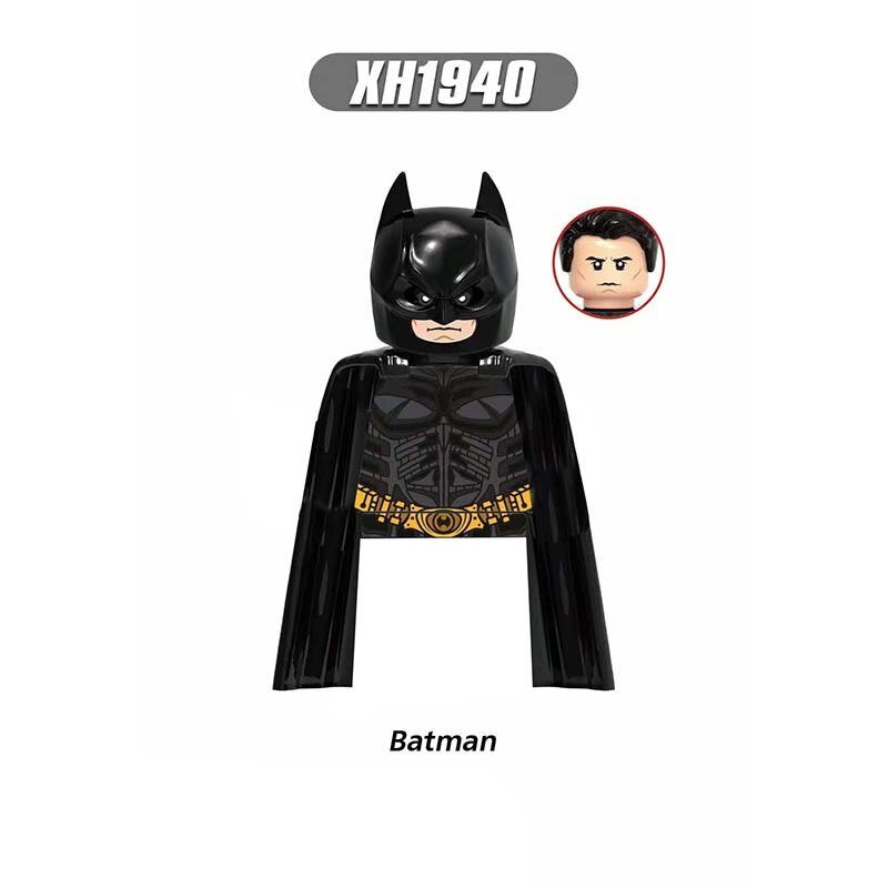 Batman Super Hero Minifigure Lego Compatible Building Blocks Assembly ...