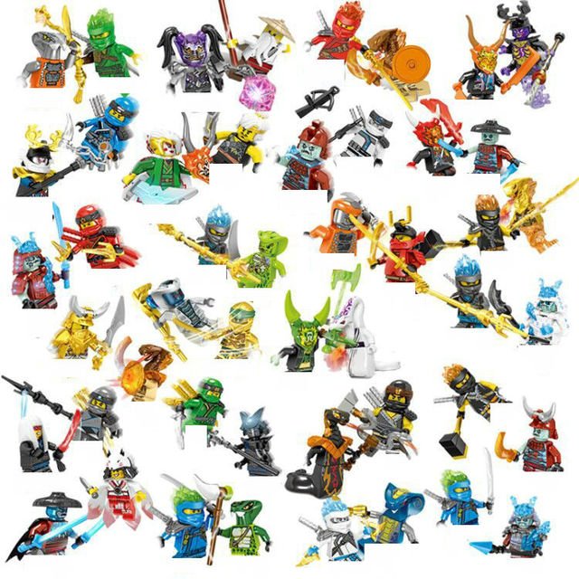 Ninjago Minifigures Lego Compatible Children Anime figure Building ...