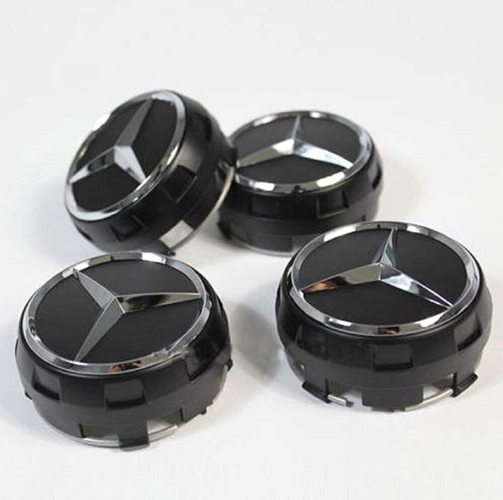 Mercedes Benz AMG Wheel Center Cap Set Caps 000-400-09-00-9283 Matte ...