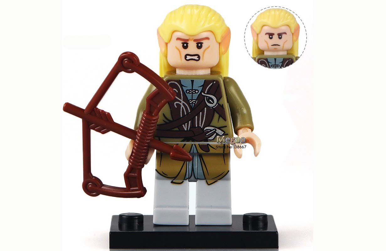 Legolas Elf LOTR Custom minifigure movie Lord Rings building toy figure