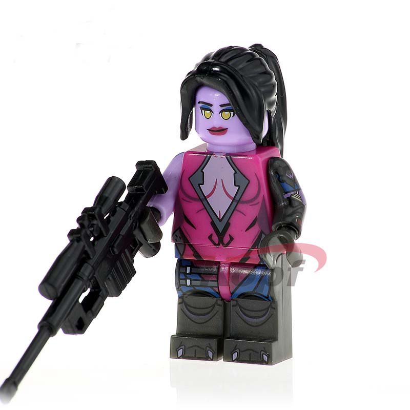 Widowmaker Overwatch Game Custom minifigure movie building toy figure