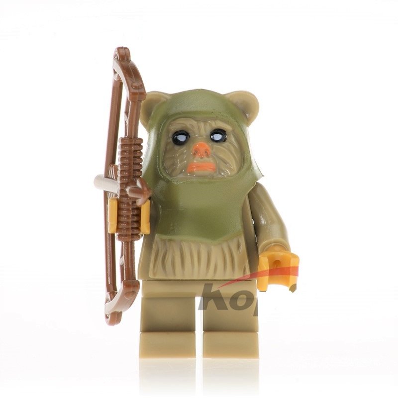 Ewok Warrior Star Wars Custom minifigure movie building toy figure