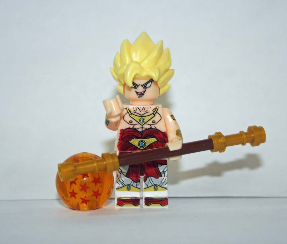 Broly dragon ball z Custom minifigure movie building toy figure