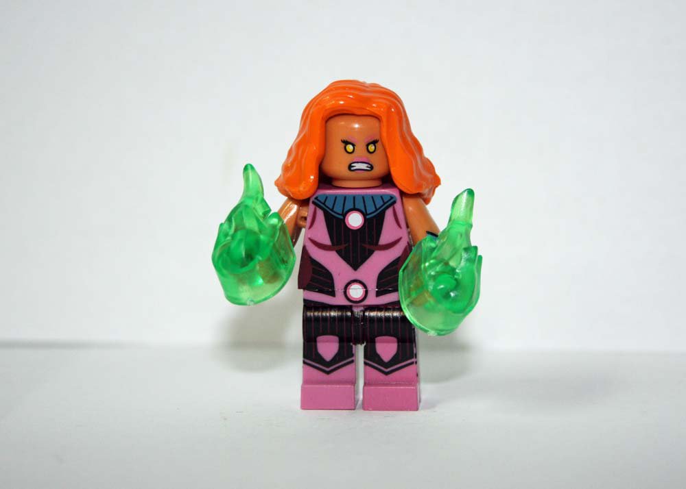 Starfire comic DC Custom minifigure cartoon! building toy figure!!!
