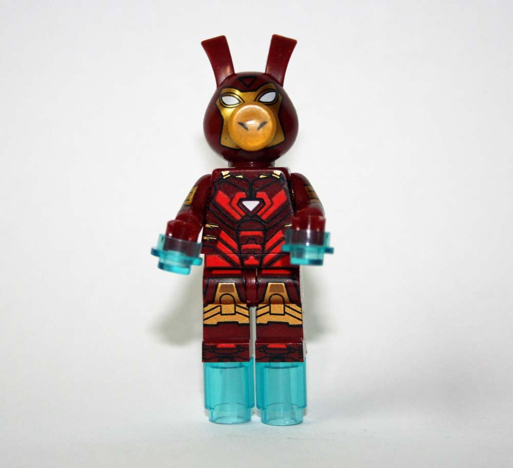 Iron Ham minifigure Iron-Man Marvel comic spider-ham movie building toy ...