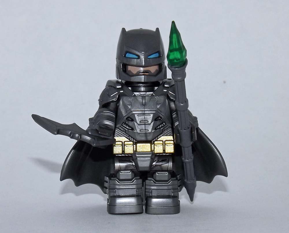 Batman Armored DC Custom minifigure movie building Batman toy figure