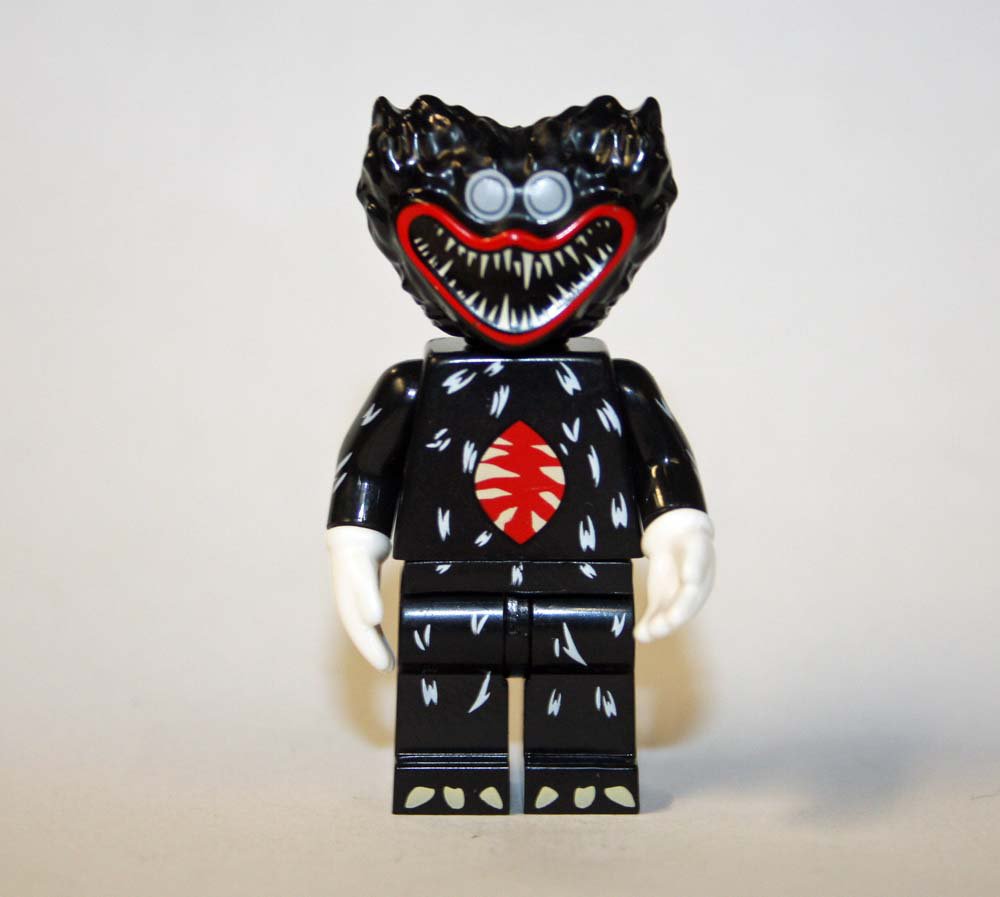 Poppy Playtime Black Huggy Wuggy video Game Custom minifigure movie ...