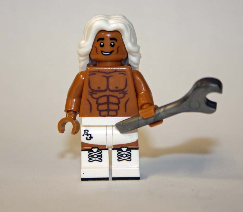 Ric Flair WCW WWE wrestler minifigure building toy figure WWF wrestling