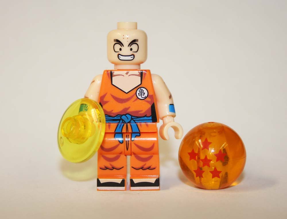 Krillin Dragon ball Z Super Custom minifigure movie building toy figure