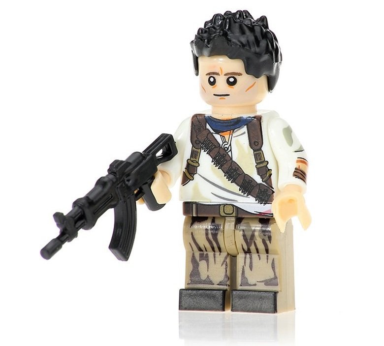Nathan Drake Uncharted movie minifigure video Game building toy figure