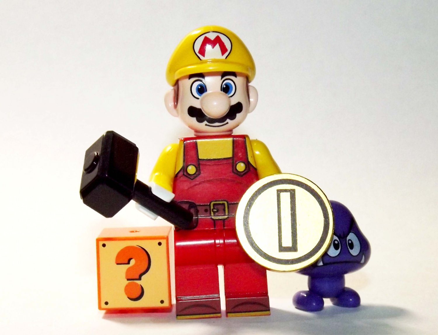Mario yellow minifigure The Super Mario Bros. Movie building toy figure