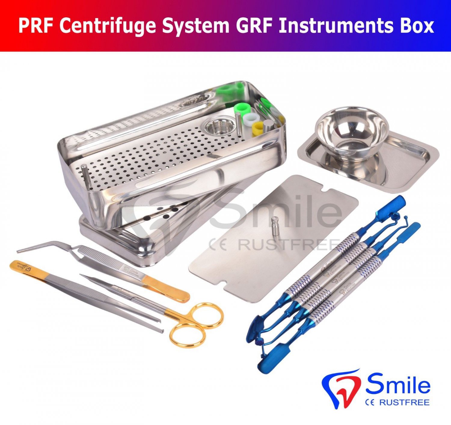 SD0360 Dental PRF Centrifuge System GRF Instruments Box Set Implant ...