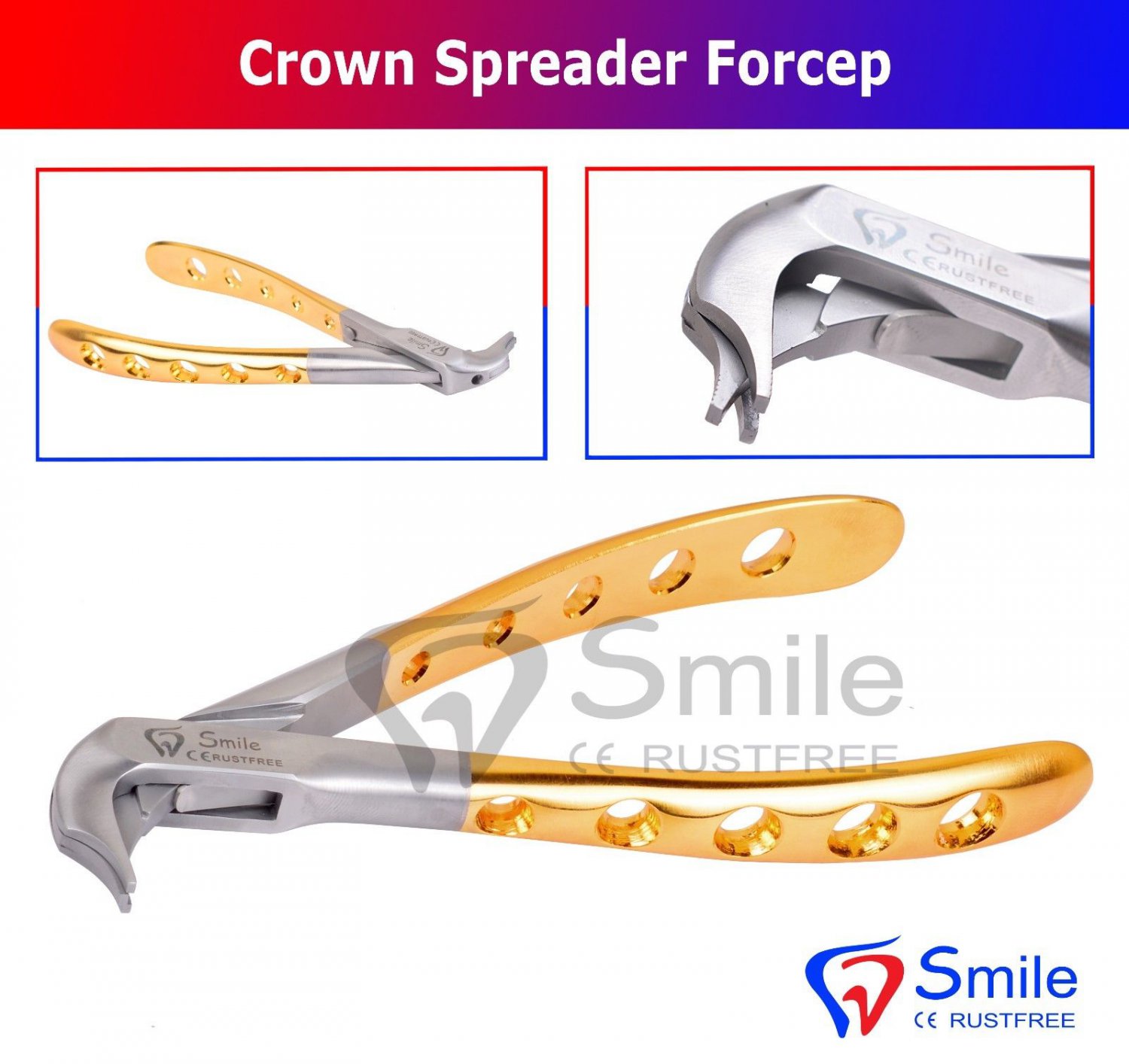 SD0329 Crown Spreader Remover plier dental teeth Splitter Forceps 5.5 ...
