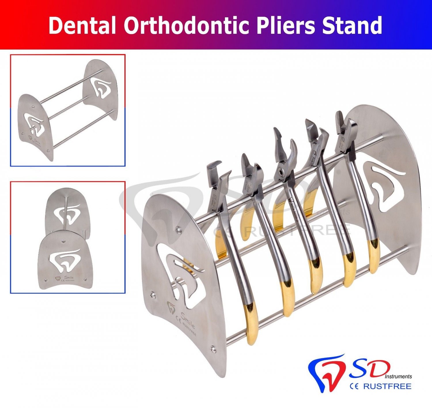 SD0258 Dental Orthodontic Pliers Stand Cutter Forceps Holder Rack ...