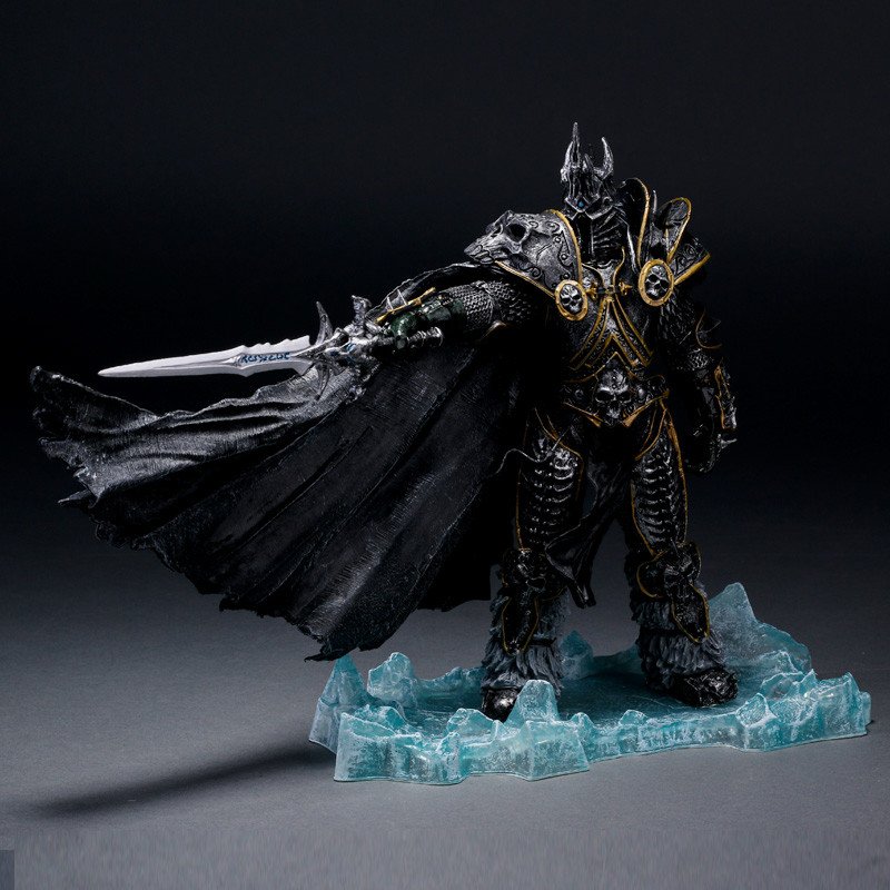 World of Warcraft Arthas Menethil Lich King Figure WOW Frostmourne Toy