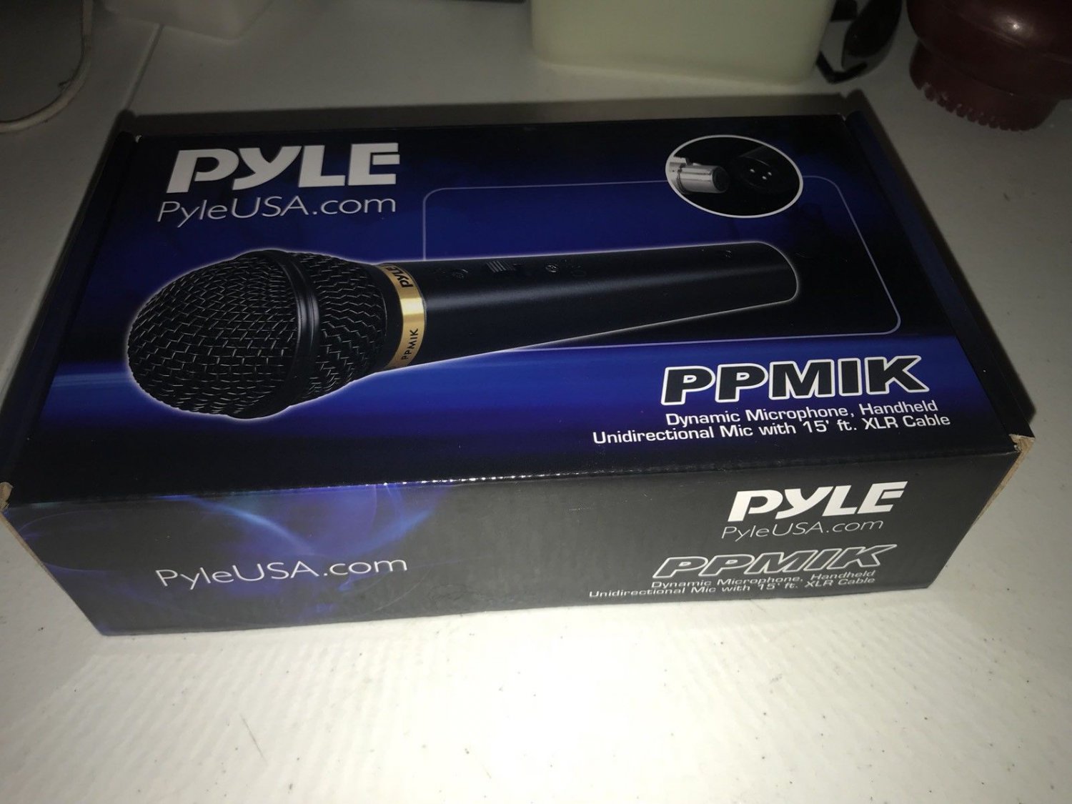Pyle PPMIK Handheld Unidirectional Mic with 15ft XLR Cable DJ ...