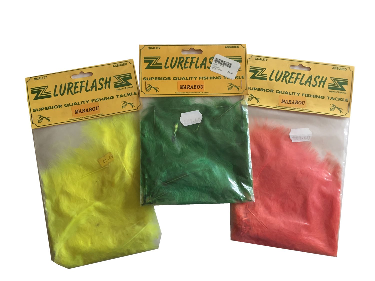 Pack of 3 Lureflash Marabou Feathers
