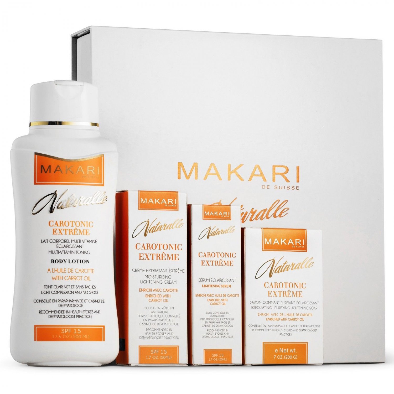 Makari Naturalle Carotonic Extreme Gift Set – Lightening, Toning ...