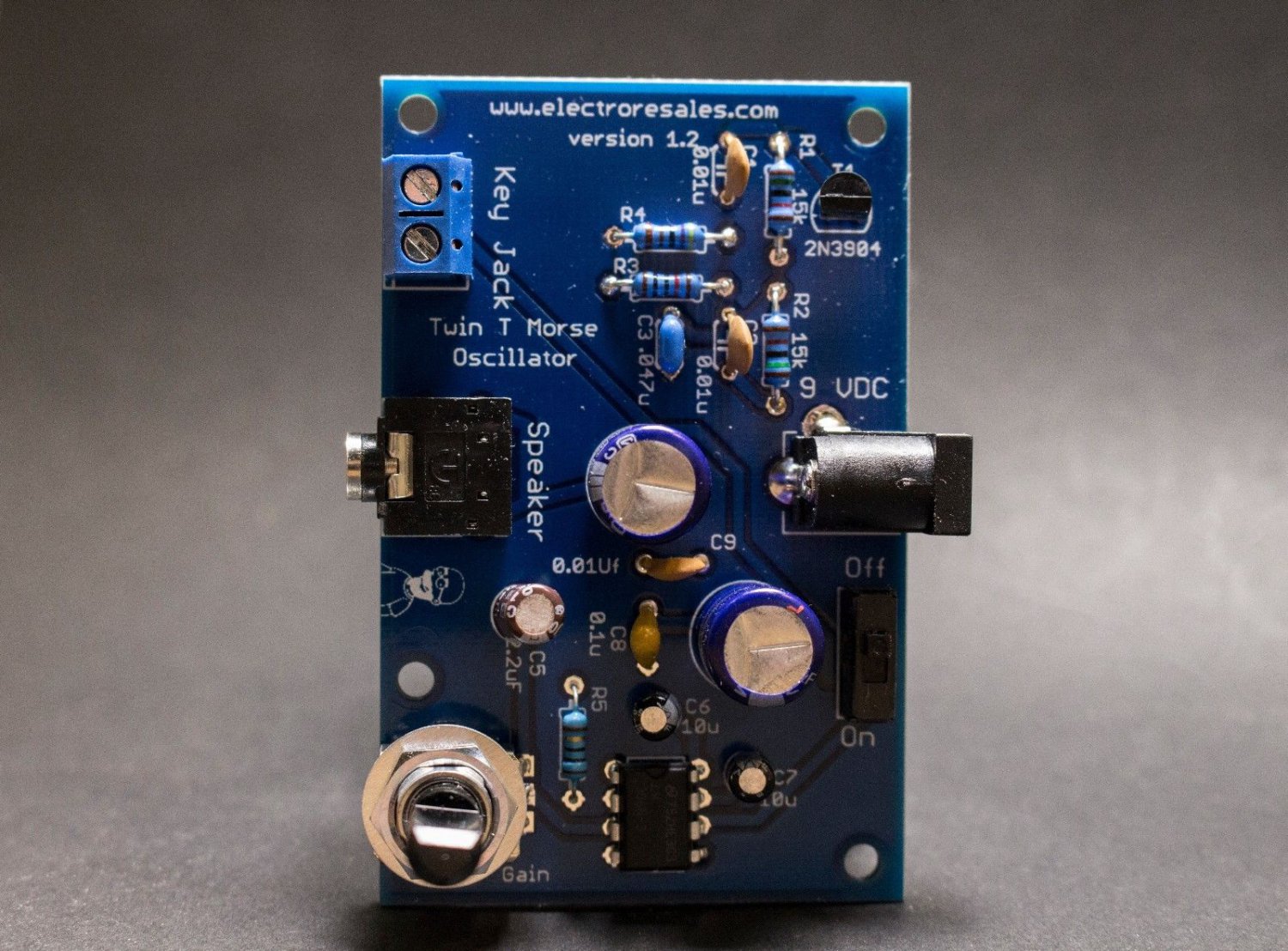 HAM MORSE CW CODE/TELEGRAPH PRACTICE OSCILLATOR KIT BUILD - TWIN T ...