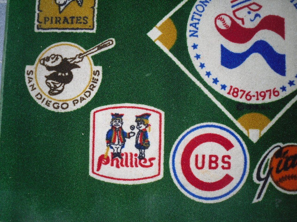 MLB National League 1976 Centennial Rug 36x48 by Bigelow -Vintage ...