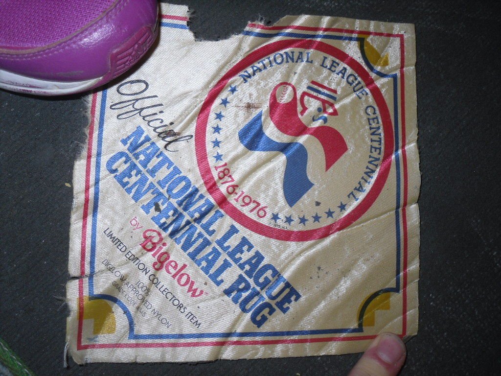 MLB National League 1976 Centennial Rug 36x48 by Bigelow -Vintage ...