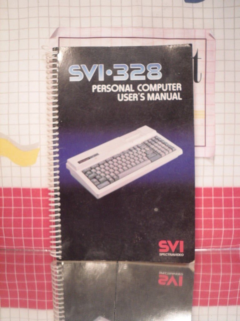 Spectravideo SVI-328 Computer User Manual / BASIC programming guide book
