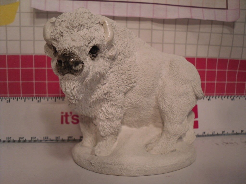 UDC Polystone 4" White Buffalo - United Design Company Stone Critters ...