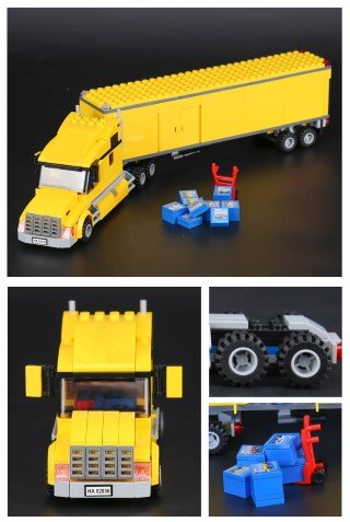 Lepin 02036 City Truck CITIES (298pcs) Block Set Retired