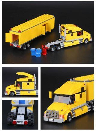 Lepin 02036 City Truck CITIES (298pcs) Block Set Retired