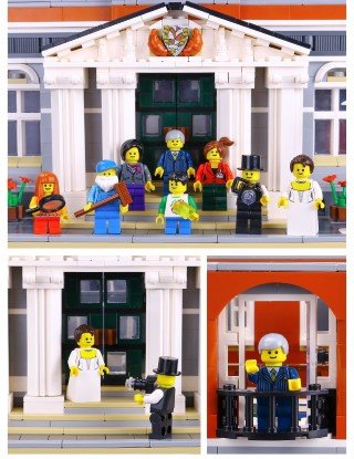 Lepin 15003 Town Hall CREATORS Block Set (2859Pcs)
