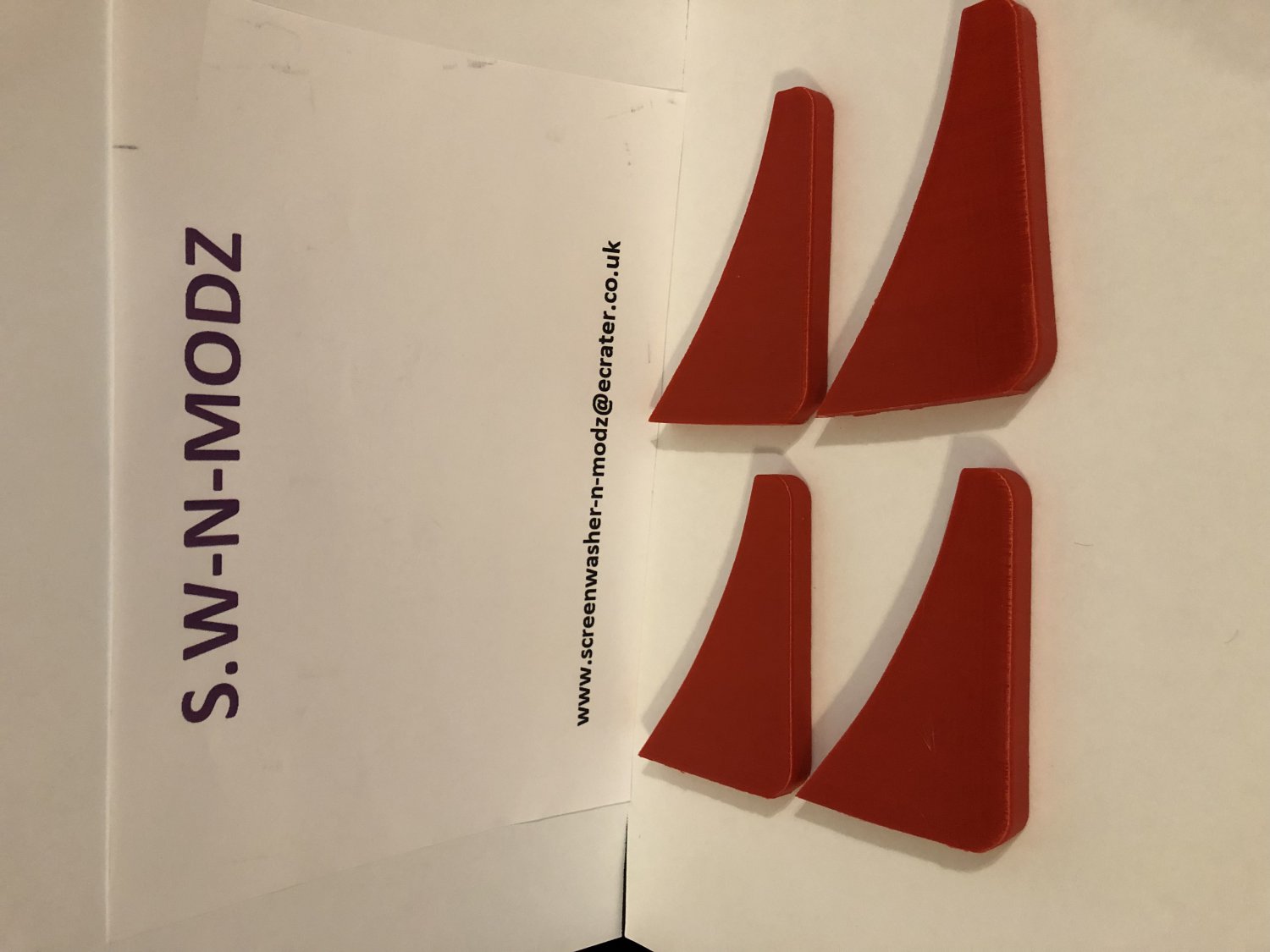 Fiesta st180 rear diffuser fins SET1 many colours