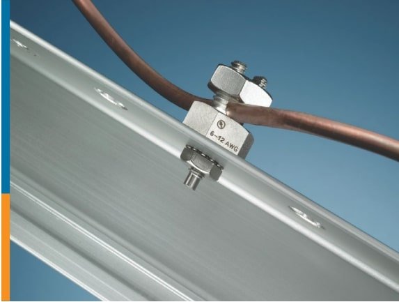 TE Connectivity Tyco Solarlok Grounding Assembly for 6-12 AWG Solid ...