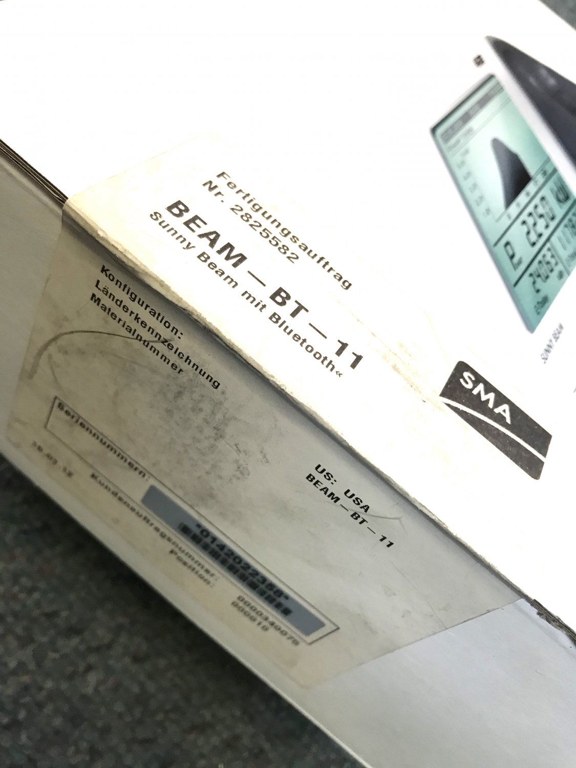 SMA BEAM-BT-11 Sunny Beam Remote Monitoring Display with Bluetooth