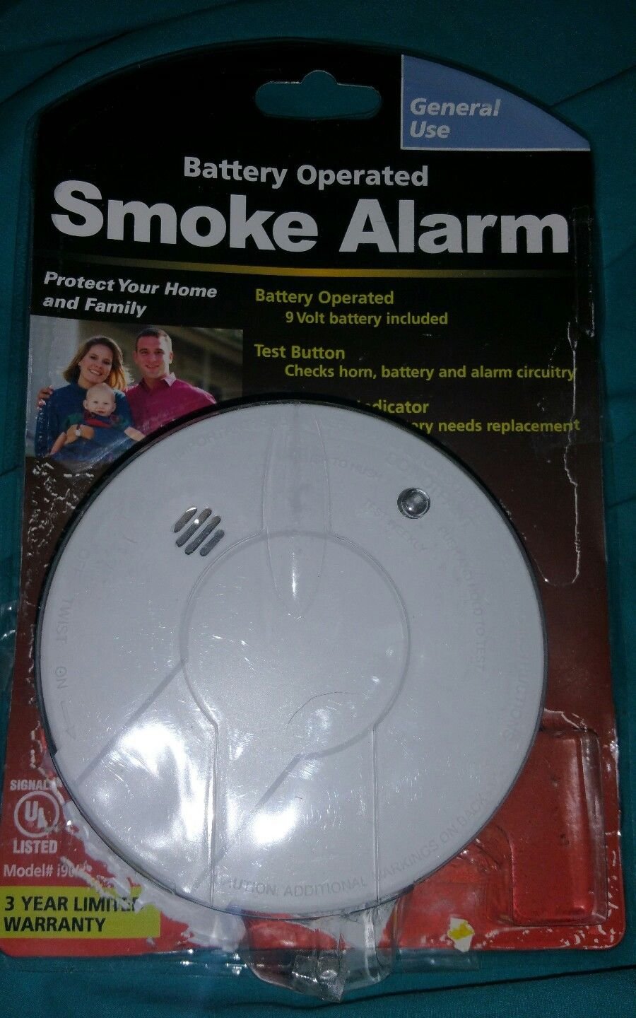 Kidde i9030 Battery-Operated Smoke Alarm - NEW