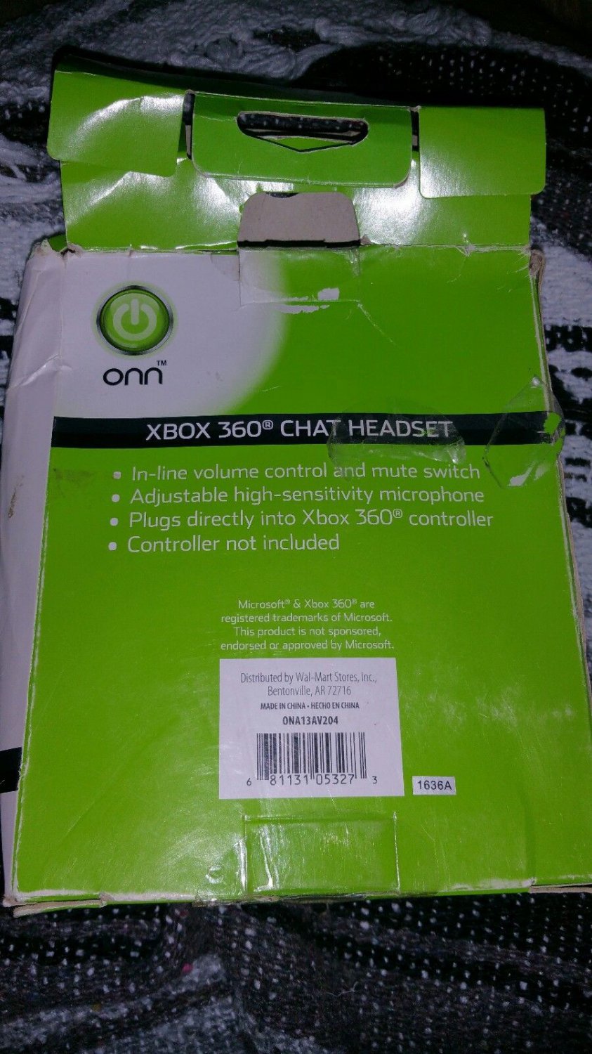 Onn Xbox 360 Chat Headset