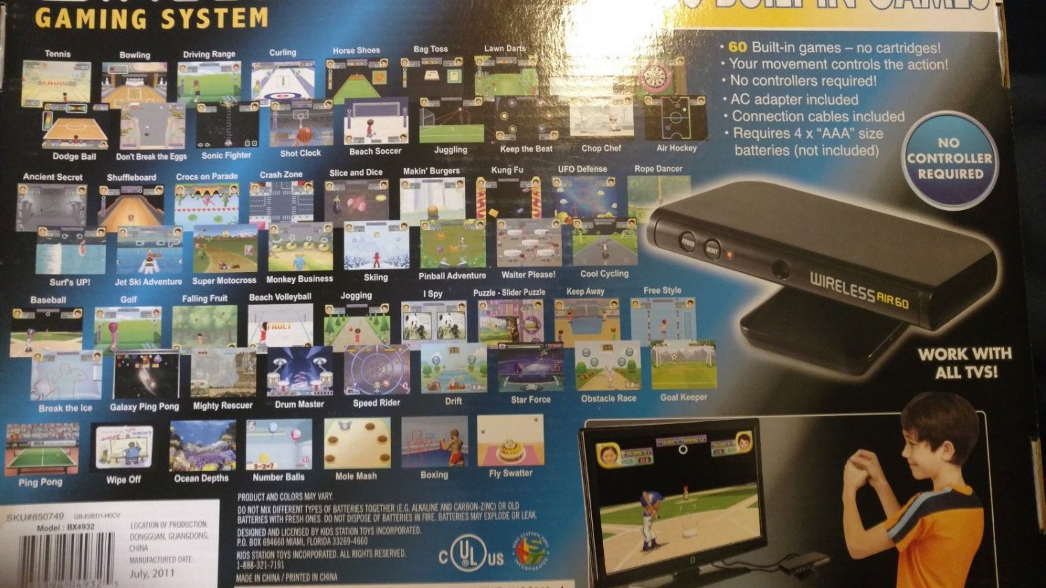 Wireless Air 60 gaming system