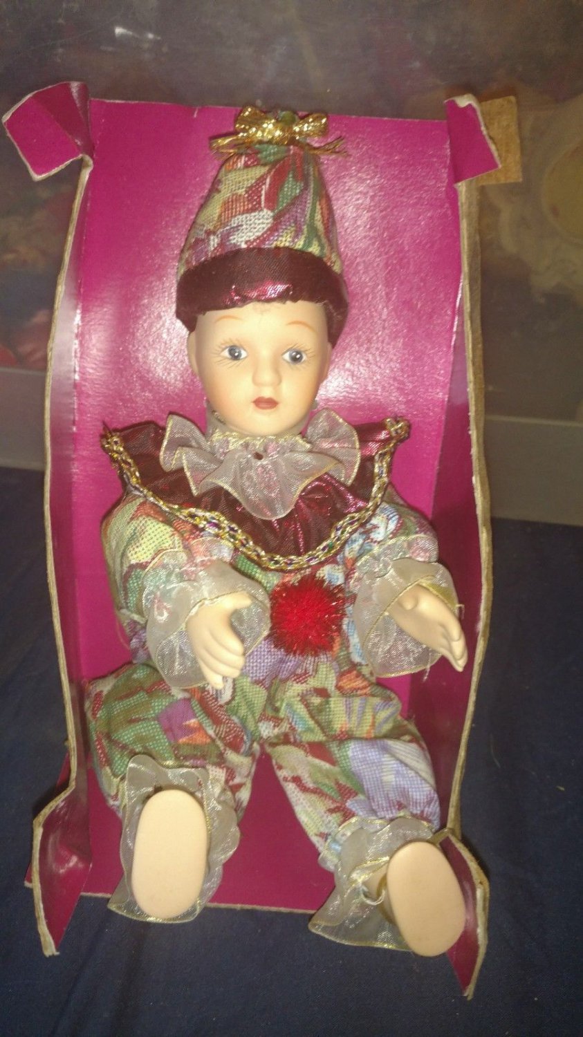 Bendable Baby Jester Christmas Clown