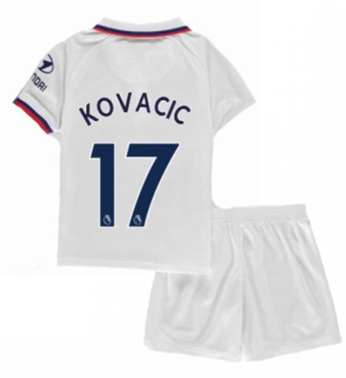Mateo KOVACIC #17 Chelsea Away Boys 2019-2020 Kids Soccer Jersey Kit